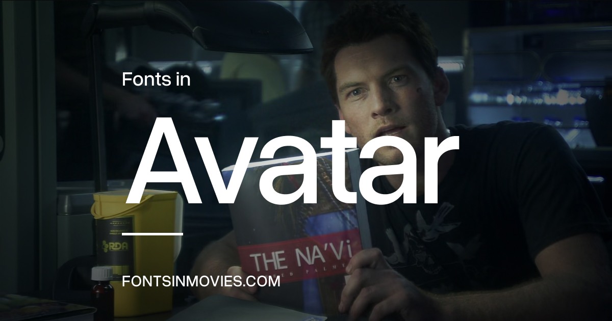 Fonts in Avatar (2009)