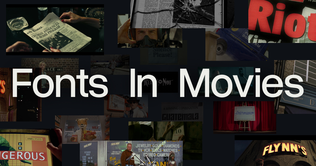 Fonts in Movies: Discover Iconic Typography in Cinema Classics